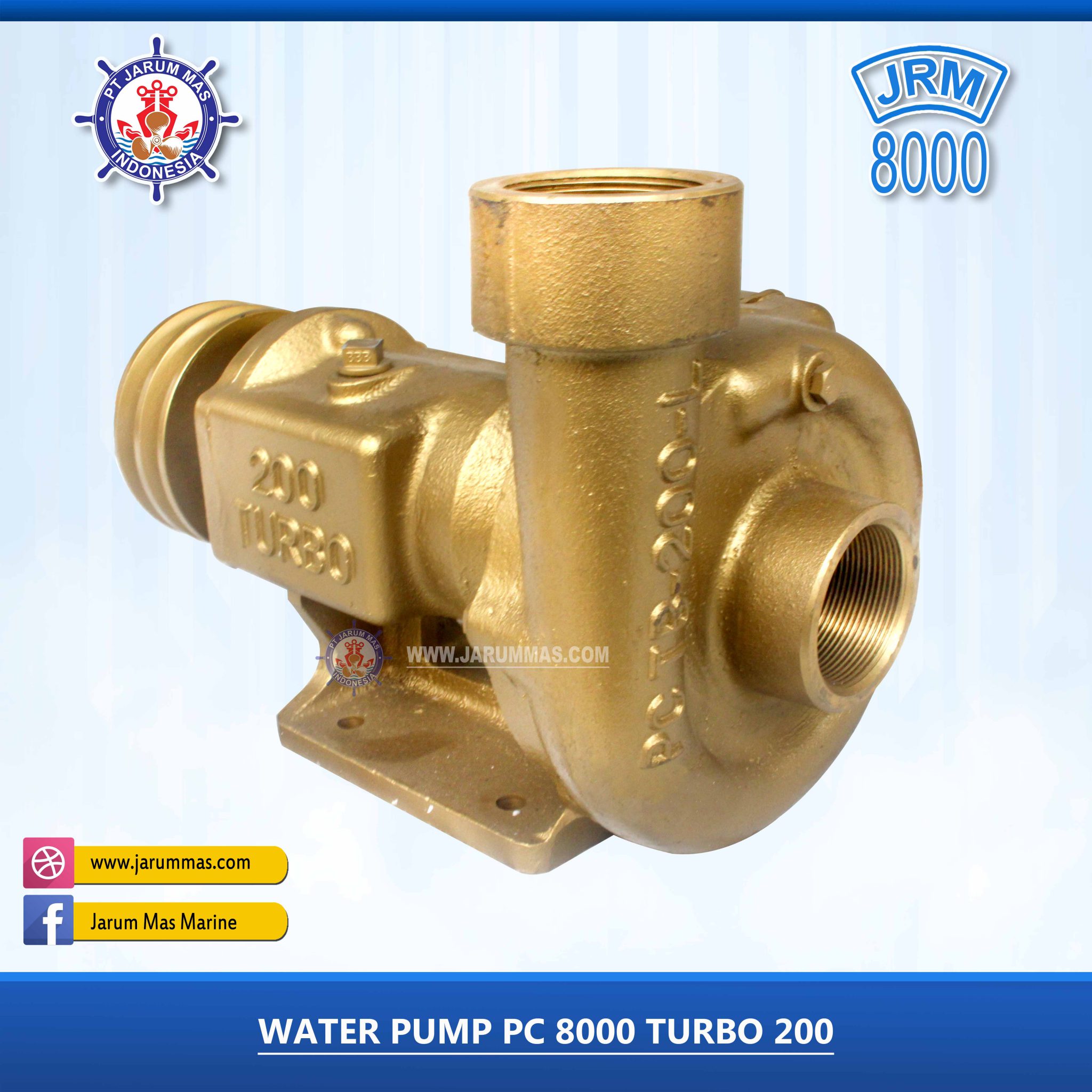 WATER PUMP / POMPA KEONG PC8000 TURBO 1" ( POMPA KEONG ) - PT Jarum Mas ...