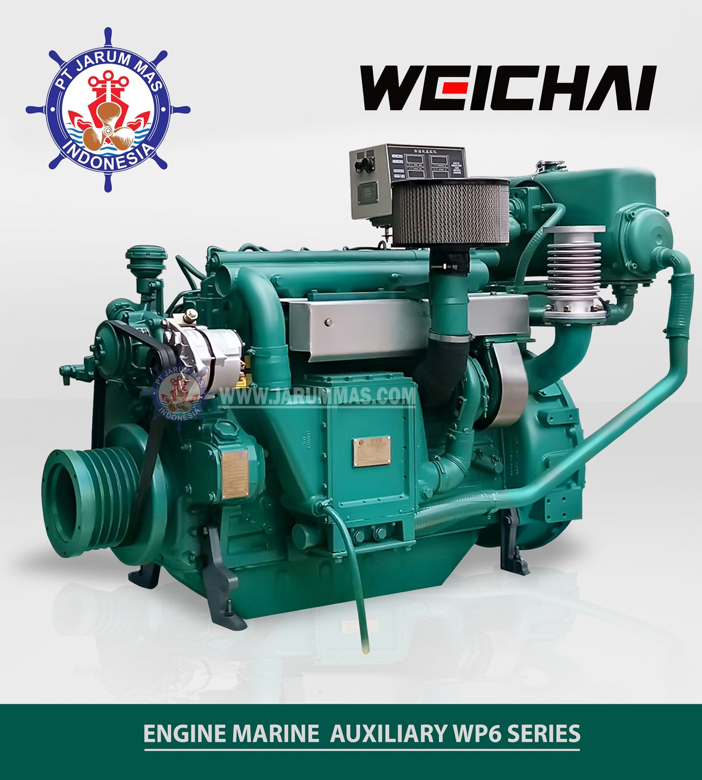 Engine WP6 Series Marine Propulsion WEICHAI For Propeller Marine - PT ...