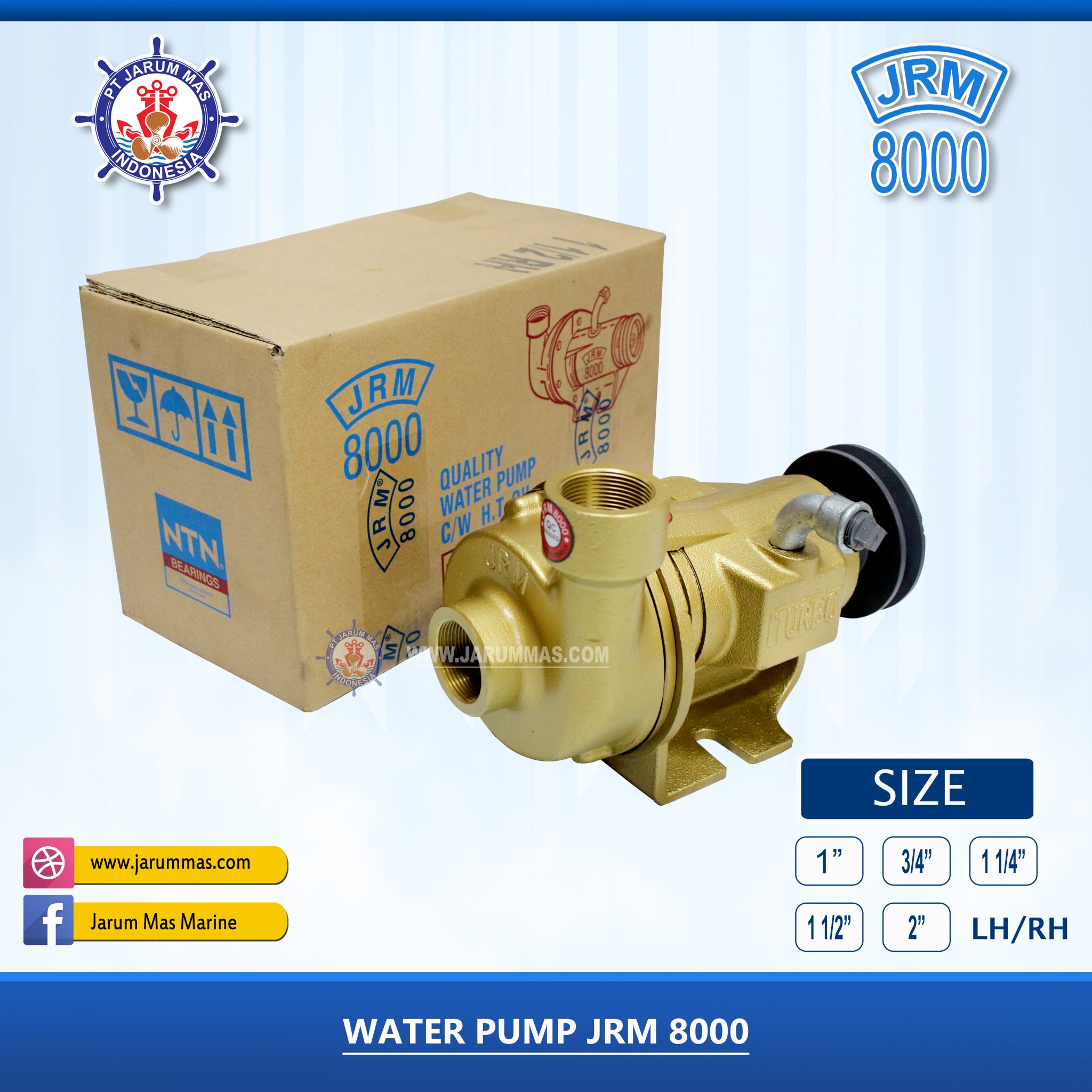 WATER PUMP PC8000 TURBO ( POMPA KEONG ) - PT Jarum Mas Indonesia ...