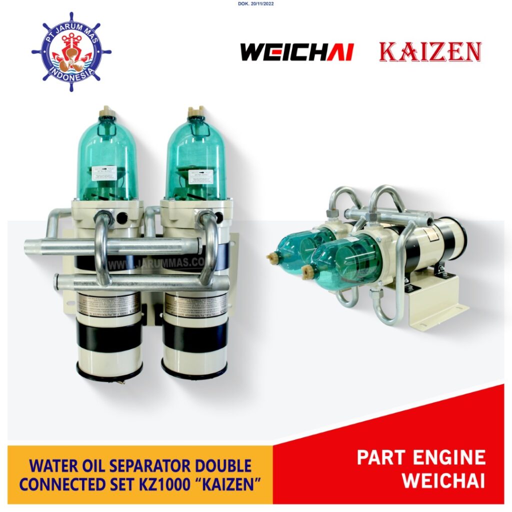 WATER OIL SEPARATOR DOUBLE CONNECTED SET KZ1000 “KAIZEN” - PT Jarum Mas ...