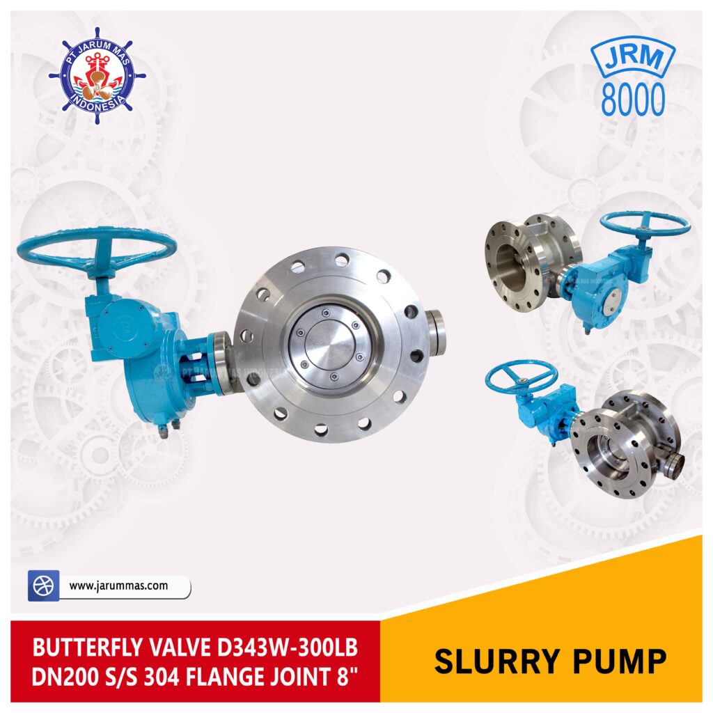 BUTTERFLY VALVE D343W-300LB DN200 S/S 304 FLANGE JOINT 8" - PT Jarum ...