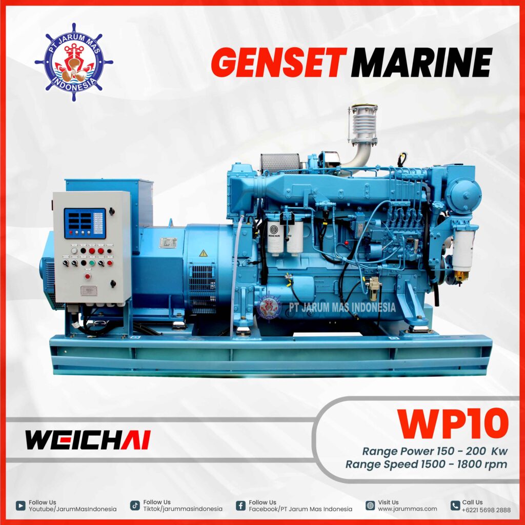 GENSET MARINE - WP10 SERIES - WEICHAI SIEMENS - PT Jarum Mas Indonesia ...