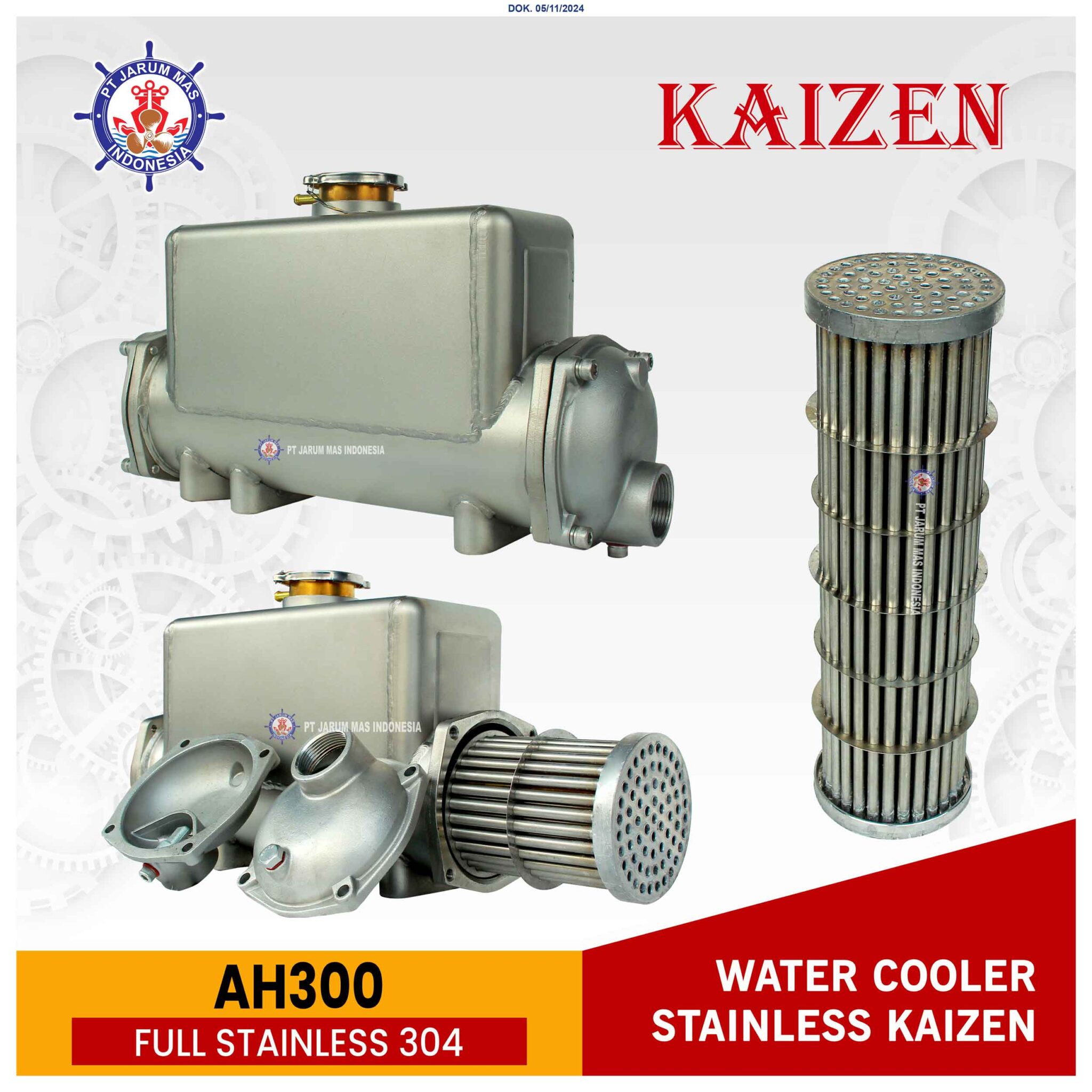 WATER COOLER AH300 FULL STAINLESS 304 KAIZEN - PT Jarum Mas Indonesia ...